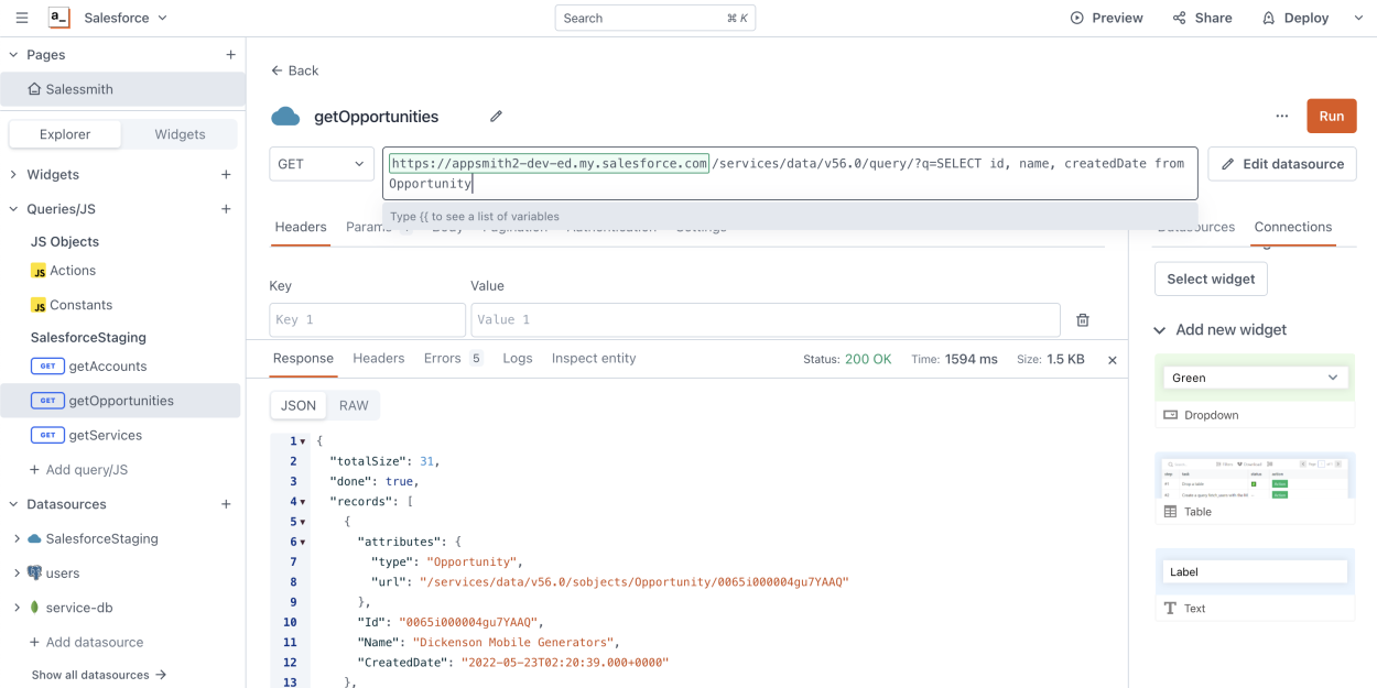 How To Integrate Salesforce Oauth2 With Appsmith Appsmith Community